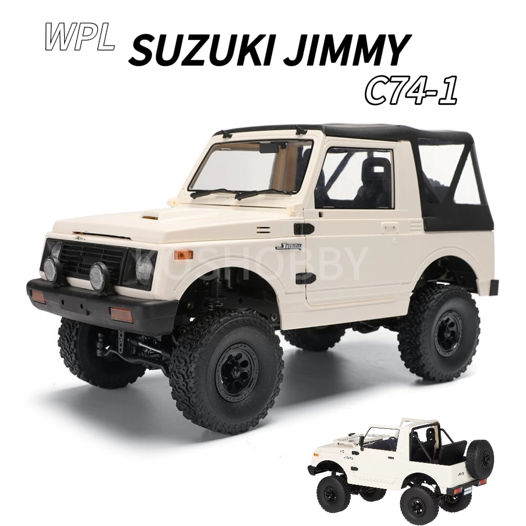 Inสต็อก WPL C74-1 1/10 2.4G 4WD RTR SUZUKI JIMNY Cabriolet RC รถ Crawler รุ่นของเล่น ...