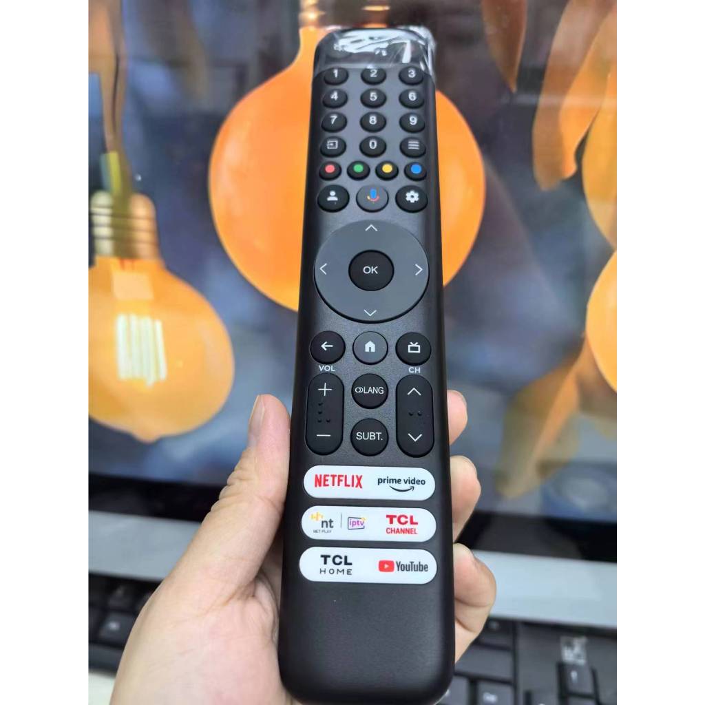 ใหม่ RC833 สําหรับ TCL Smart Voice TV รีโมทคอนโทรลหรือรีโมทคอนโทรล ...