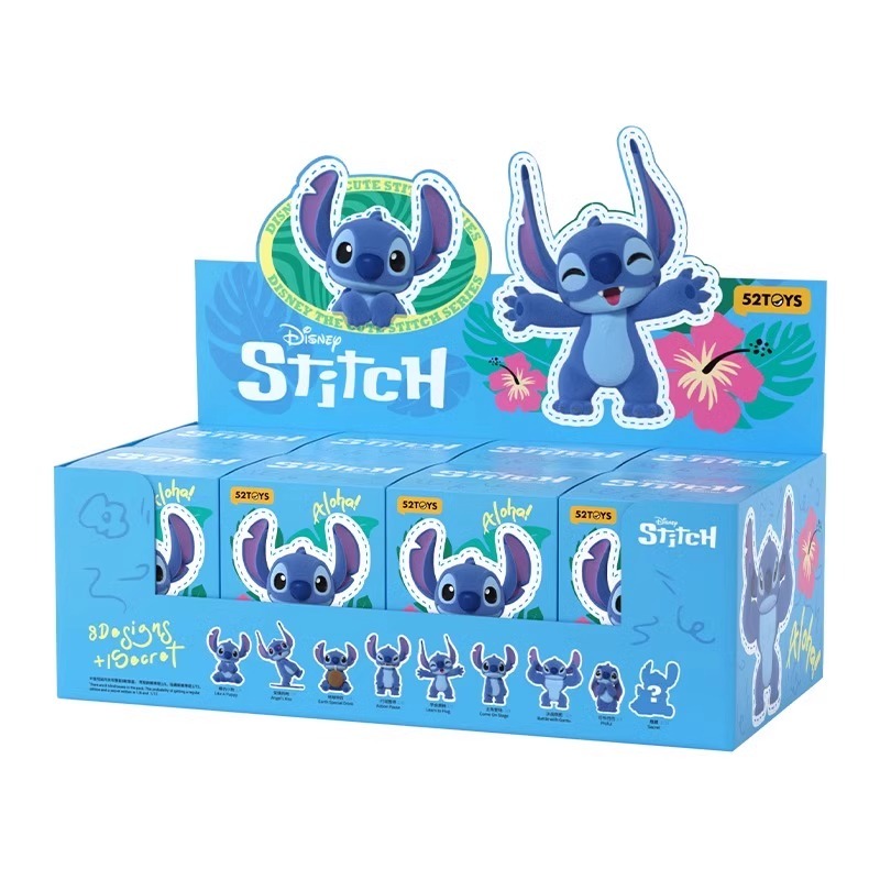 ⚡เตรียมการจัดส่ง⚡ของแท้ [52TOYS] Disney Stitch Cute Mystery Box Stitch ...