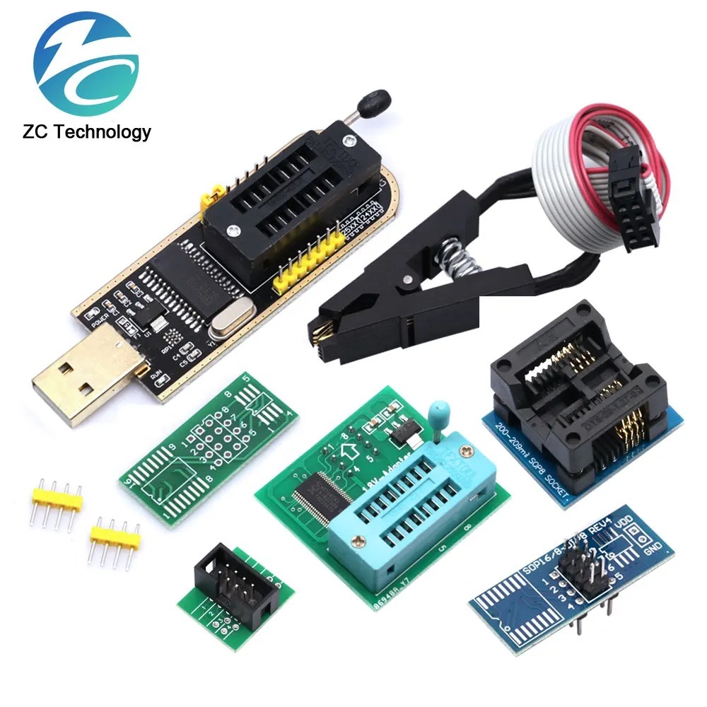 Original CH341A 24 25 Series EEPROM แฟลช BIOS USB Programmer โมดูล ...