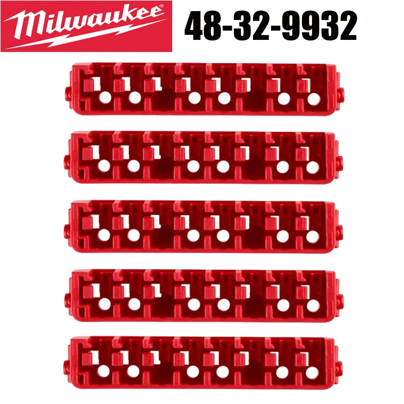 Milwaukee 48-32-9932 5PK แถวสําหรับ 1in 1/4 Hex Bits ใช้งานร่วมกับกรณี ...