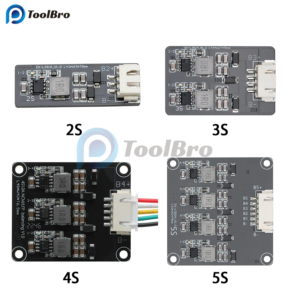1a 2S ถึง 24S Li-ion แบตเตอรี่ลิเธียม Lifepo4 แบตเตอรี่เหนี่ยวนํา Active Balancer Equalizer 3S ...