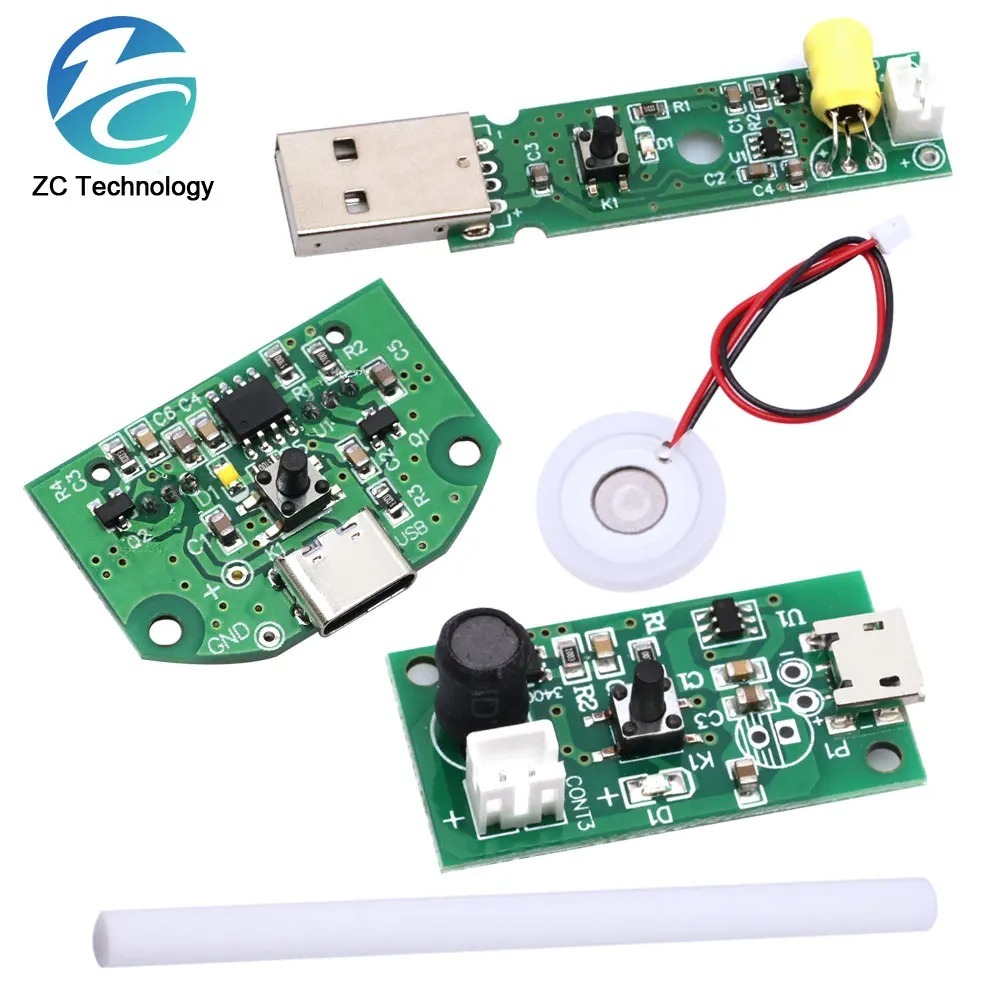 Usb Mini Humidifier DIY ชุด Mist Maker และ Driver Circuit Board Fogger ...