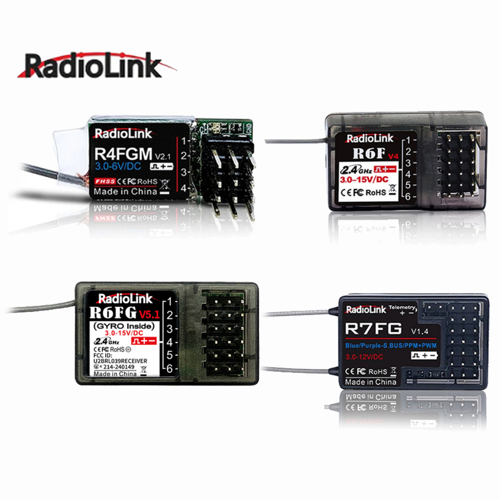 Radiolink 2.4G R4FGM R6F R6FG R7FG Gyro Receiver 4CH 6CH 7CH สําหรับ ...