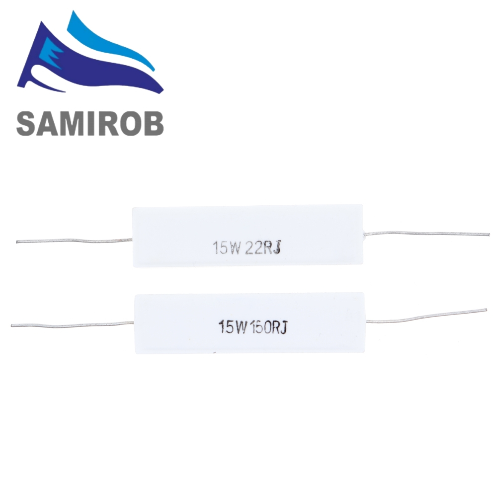 15w 20W 0.1 0.22 0.33 0.47 0.5 1 1.2 โอห์ม 0.1R 0.22R 0.33R 0.47R 0.5R 1R 1.2R เซรามิคซีเมนต์ ...