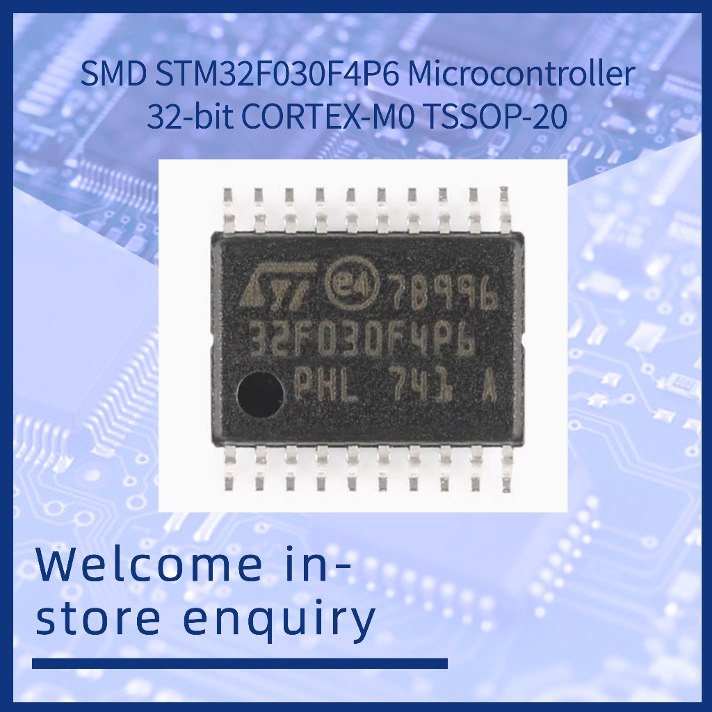 Smd STM32F030F4P6 ไมโครคอนโทรลเลอร์ 32 บิต CORTEX-M0 TSSOP-20 | Shopee ...
