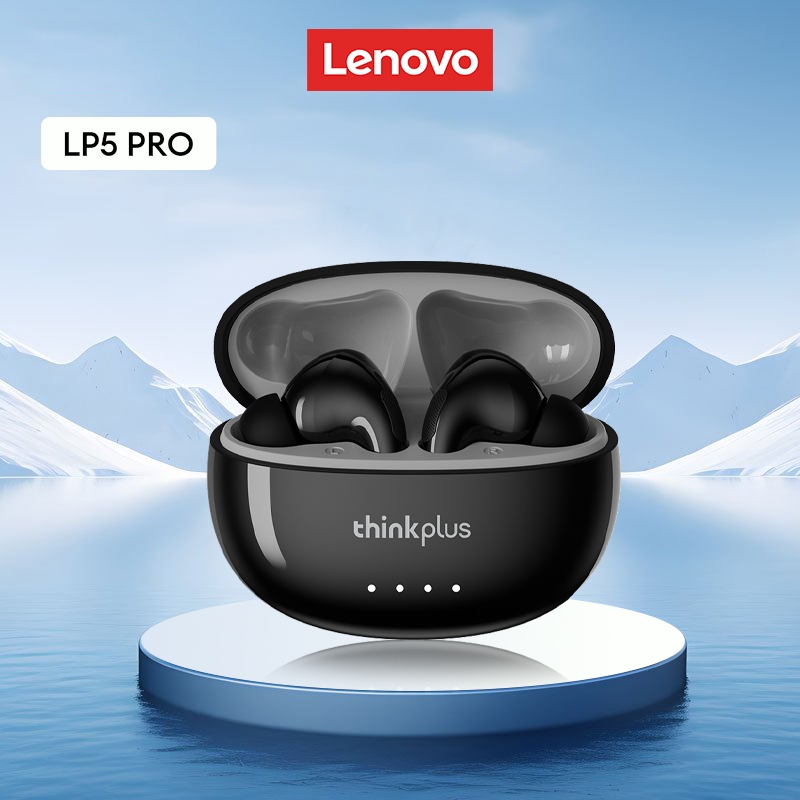 Lenovo LP5 PRO หูฟังบลูทูธคุณภาพเสียงรอบทิศทางแบบไฮไฟลดเสียงรบกวนอัจฉริยะแบตเตอรี่ความจุขนาดใหญ่ ...