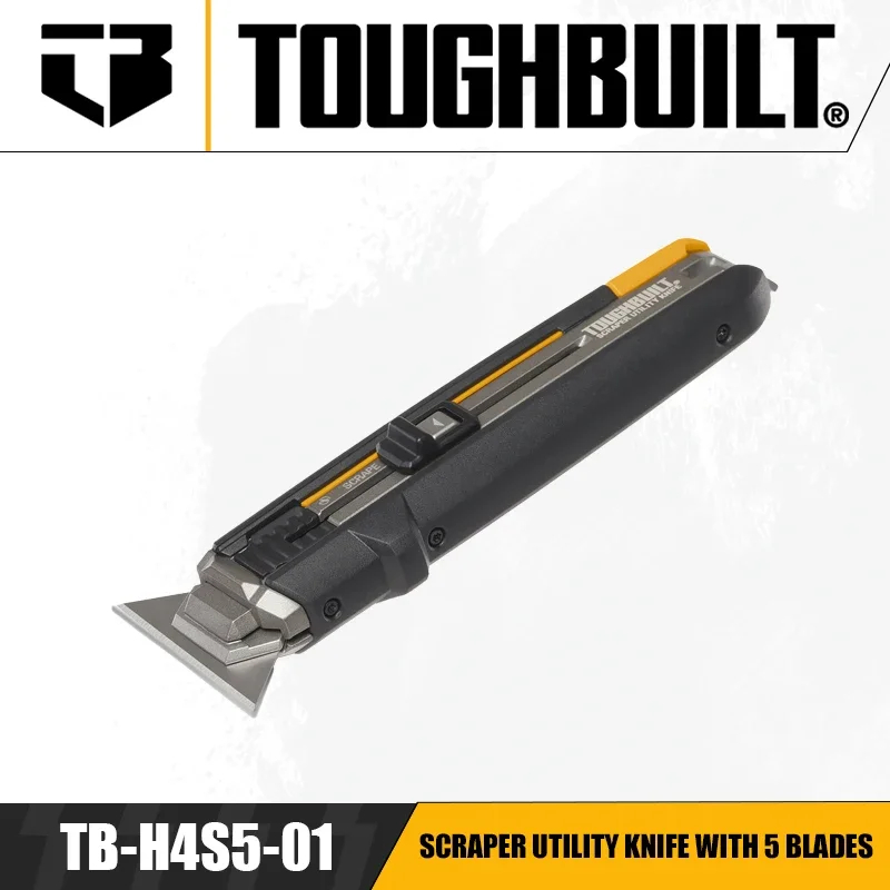 Toughbuilt TB-H4S5-01 มีดอรรถประโยชน์แบบขูดพร้อมเครื่องมือมือ 5 ใบมีด ...