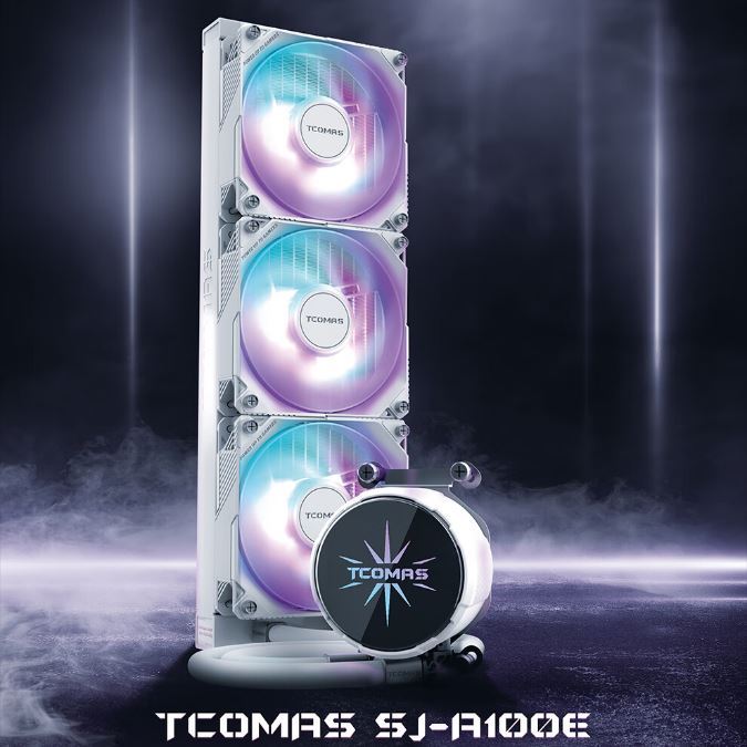 Tcomas AIO SJ-A100E CPU water cooler สําหรับ LGA1851/1700/1200/115x และ ...