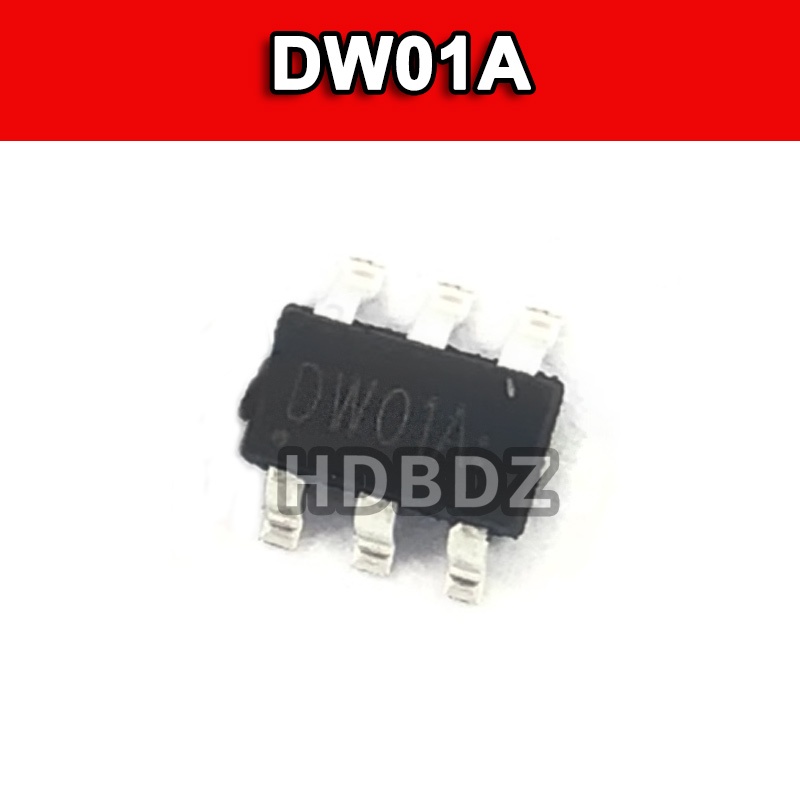10~50pcs DW01A SOT23-6 DW01 ชิปการจัดการแบตเตอรี่ลิเธียม IC SMD | Shopee Thailand
