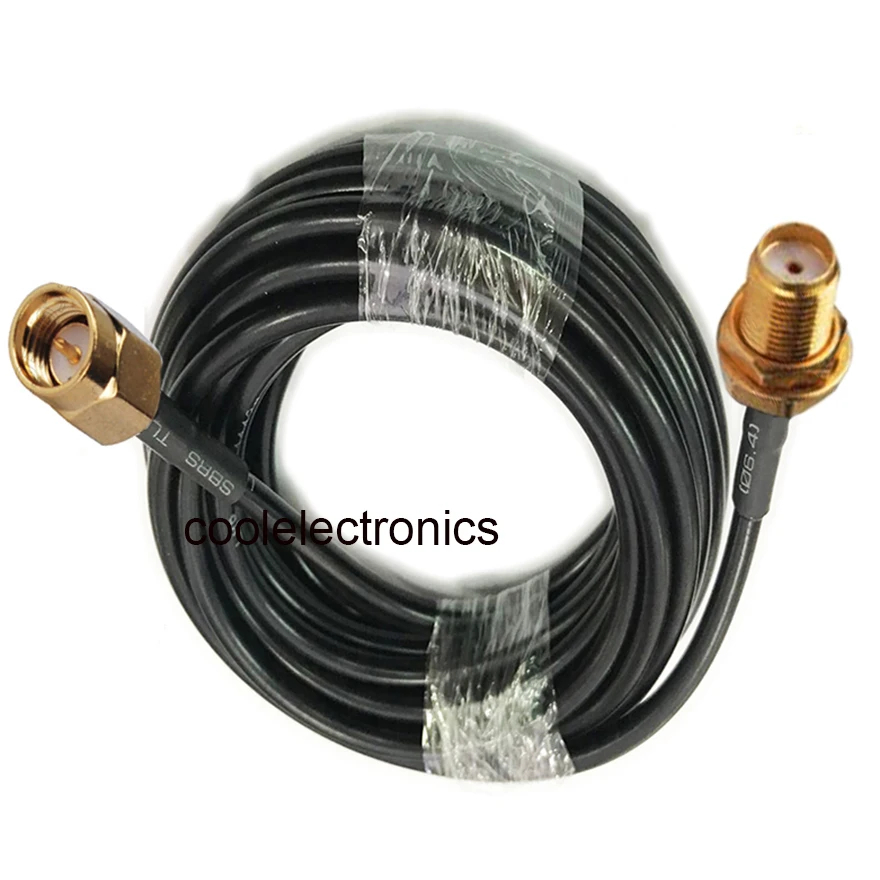 1pc SMA หญิง SMA ชาย Connector RF Coaxial Coax Cable LMR195 50ohm 1m 2m 3m 5m 10m 15m 20m ...