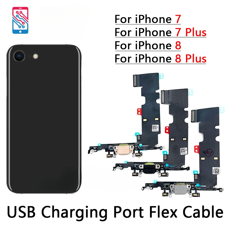 สายชาร์จ USB บอร์ด Flex Port สําหรับ iPhone 7 7 Plus / 8 8 Plus แท่น ...