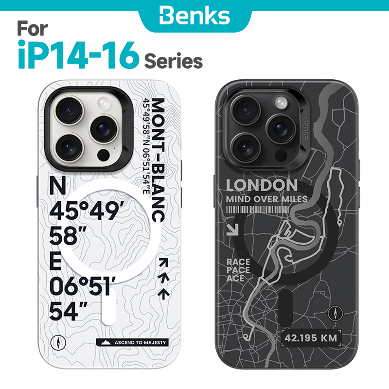 [Benks Official] Benks เคสโทรศัพท์แม่เหล็กสําหรับIPhone 16 Plus 15 14 ...