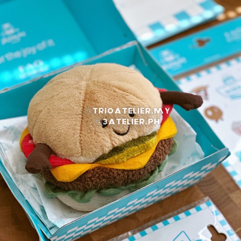 Jellycat Amuseables Burger Soft Toy 11ซม | Shopee Thailand