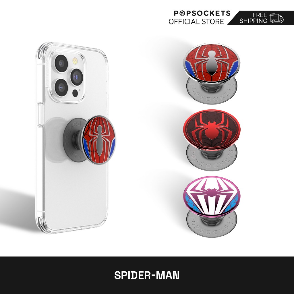 PopSockets Enamel Spider-Man PopGrip | The Premium Phone Grip | PopGrip ...