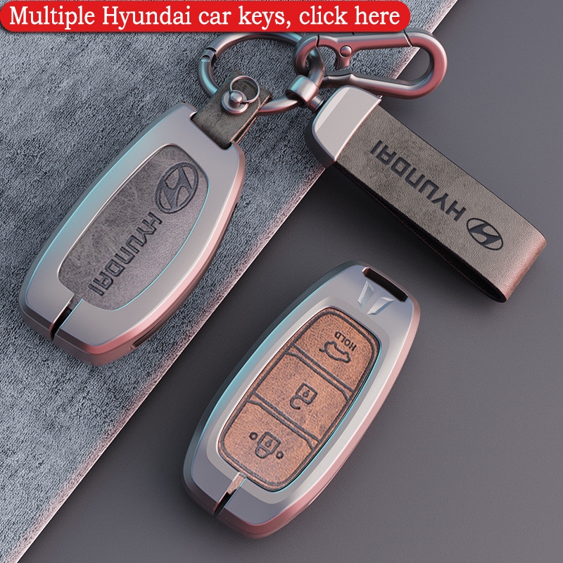 โลหะผสมหนัง high end พวงกุญแจฝาครอบรถ key holder ปลอกป้องกันกรณี ...