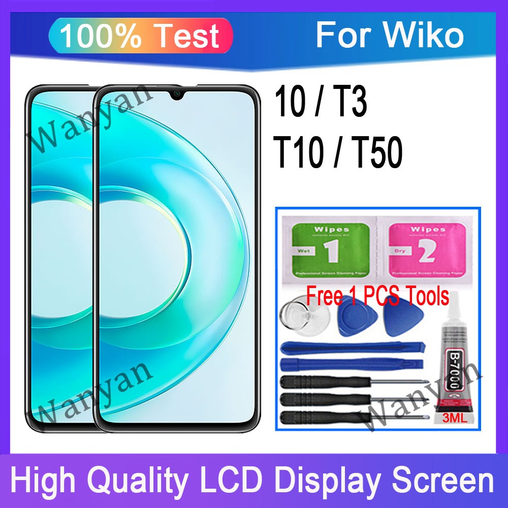 หน้าจอ LCD Wiko 10, T3, T10, T50 จอแสดงผล LCD เปลี่ยนหน้าจอสัมผัส | Shopee Thailand