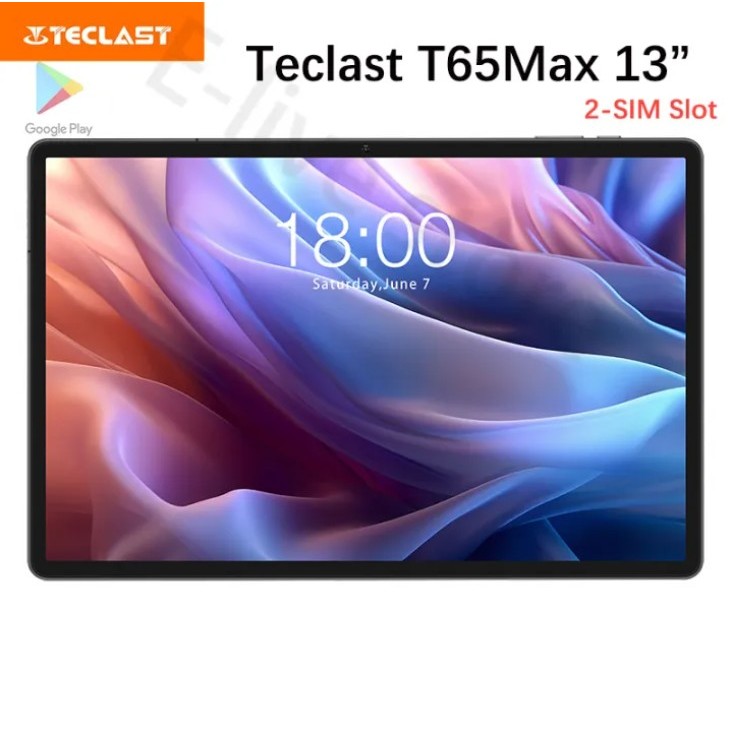 Teclast T65Max 13 นิ้วแท็บเล็ต Helio G99 8GB Ram 256Gb Rom 19201200 IPS ...