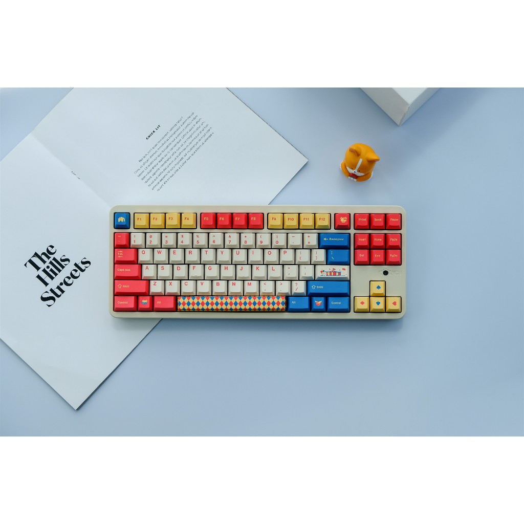 Gmk Circus Keycaps 134 Keys PBT Cherry Profile DYE-SUB ส่วนบุคคลสําหรับ ...
