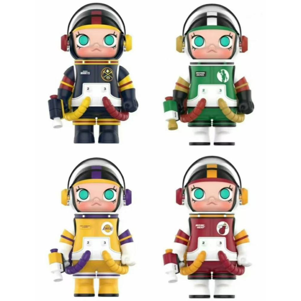 Popmart MEGA SPACE MOLLY 100% 2022-2023 NBA Series ของสะสมลิฟต์ของเล่น ...