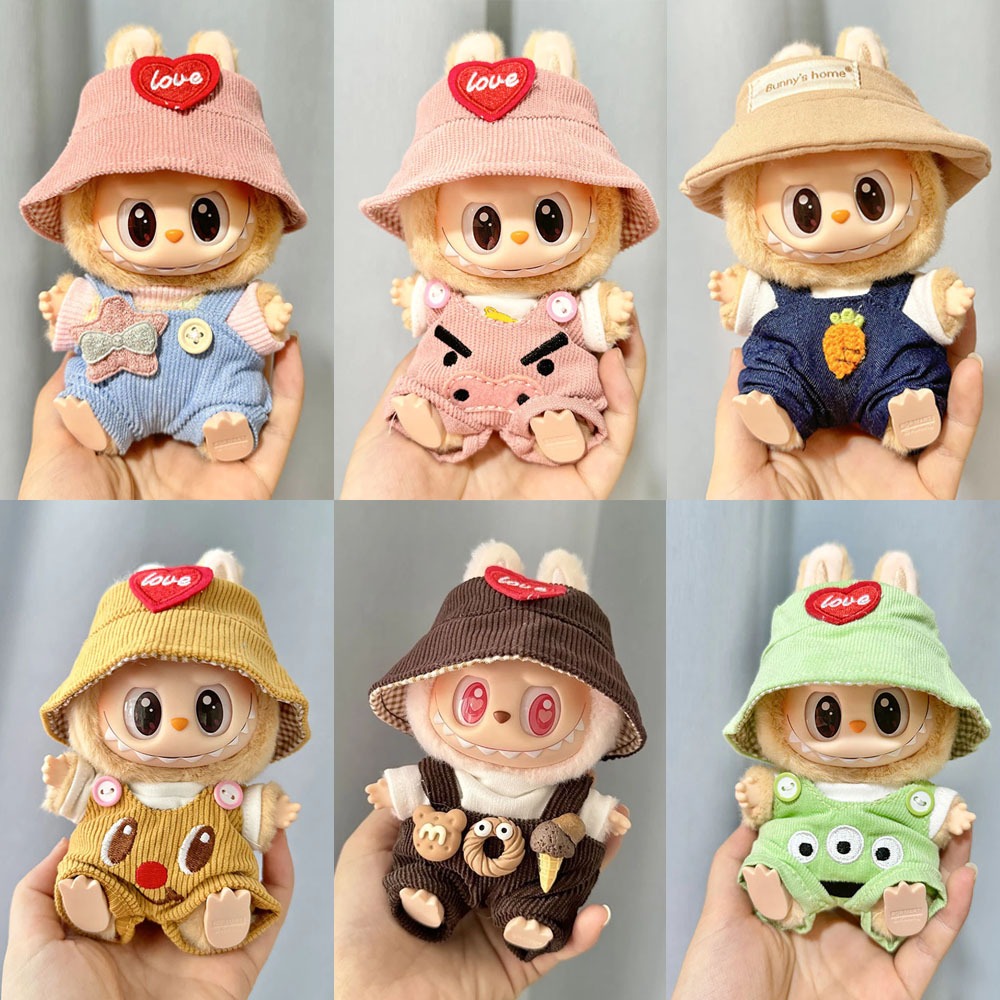 [มีในสต๊อก] labubu clothes labubu doll clothes v1 v2 Wear Macarons ...