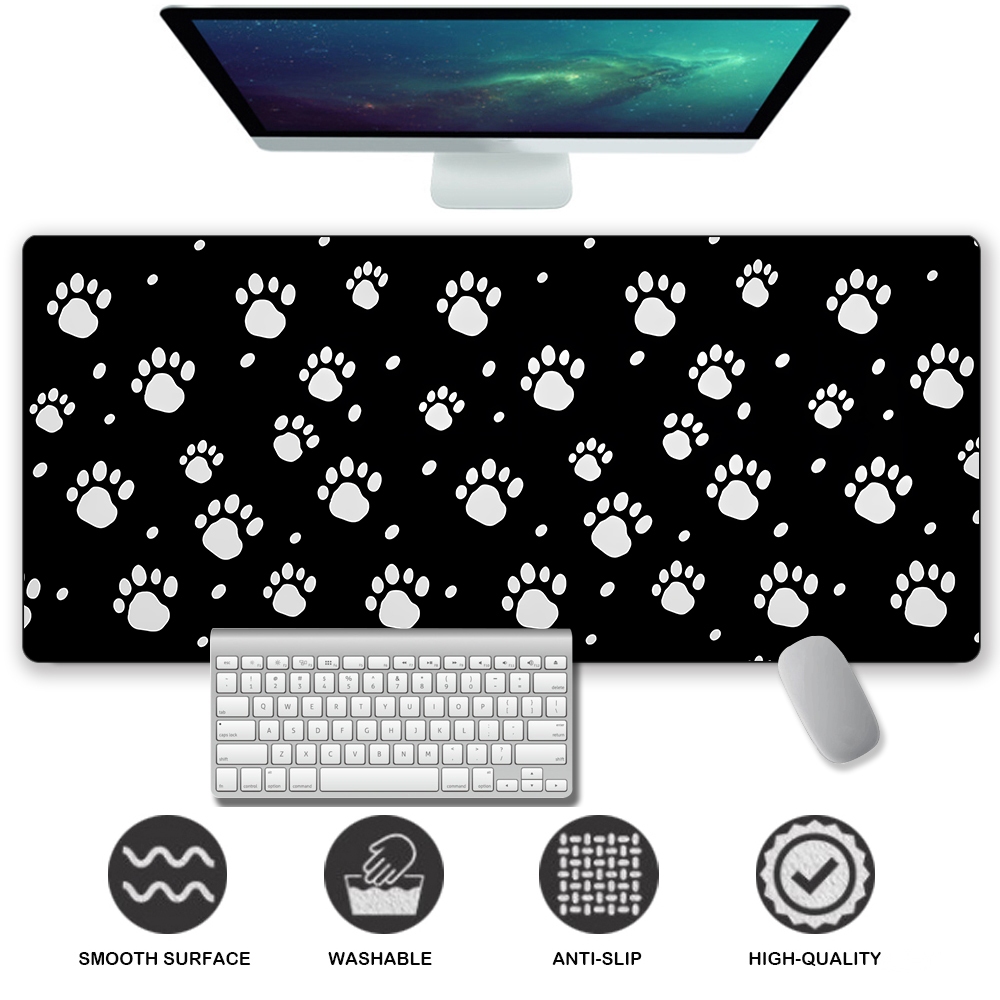 Petto Paw Mousepad Extended Mousepad แผ่นรองเมาส์สําหรับเล่นเกมขนาดใหญ่ ...