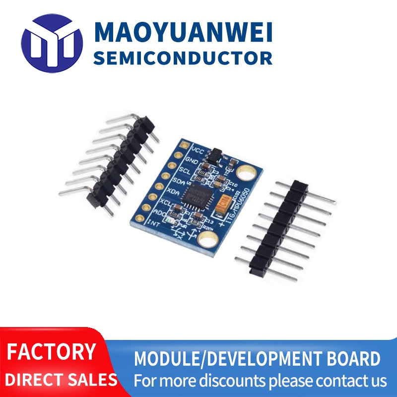 1 ชิ้น MPU-6050 โมดูลความเร็วสามแกนโมดูล Gyroscope 6DOF GY-521 | Shopee ...