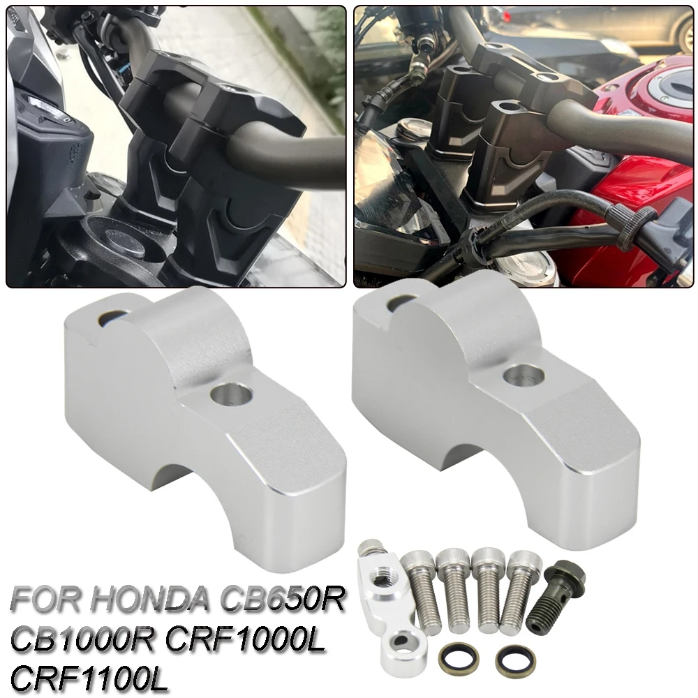 สําหรับ HONDA CB650R CB1000R CRF1000L CRF1100L รถจักรยานยนต์ Silver ...