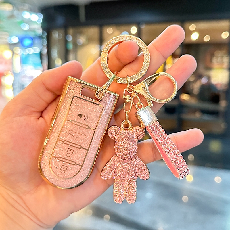 ฝาครอบกุญแจ Perodua BEZZA AXIA MYVI ARUZ Chrome Reflection Car Key Case ...
