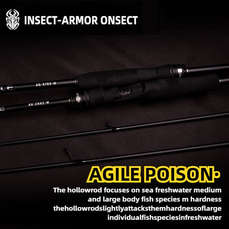 INSECT-ARMOR Medium Action 7-28g เบ็ดตกปลา 2.04m/2.19m/2.38m Full ...