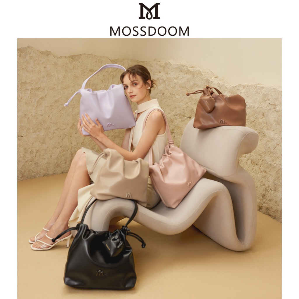 MOSSDOOM Danica Bag กระเป๋าสะพายไหล่ผู้หญิงความจุขนาดใหญ่ที่เรียบง่าย ...