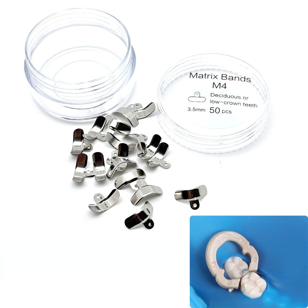 50 ชิ้นทันตกรรม Matrix Bands Palodent V3 สไตล์ Sectional Contoured ...