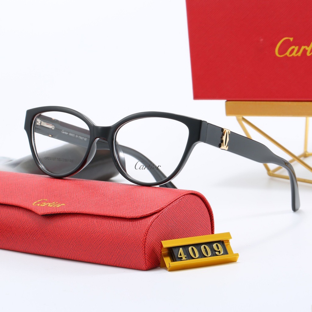 2025 ใหม่แฟชั่น High-end Cartier แบนกระจกผู้หญิงยี่ห้อ Designer Vintage ...