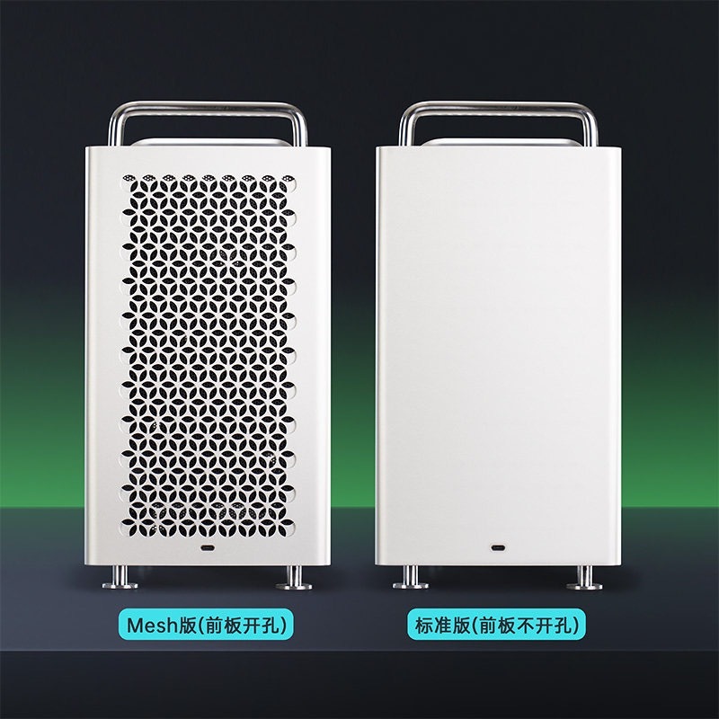 Zzaw B2Pro All-อลูมิเนียม MATX Mini คอมพิวเตอร์กรณี ATX/SFX แชสซีพร้อมที่จับการออกแบบที่เรียบ ...