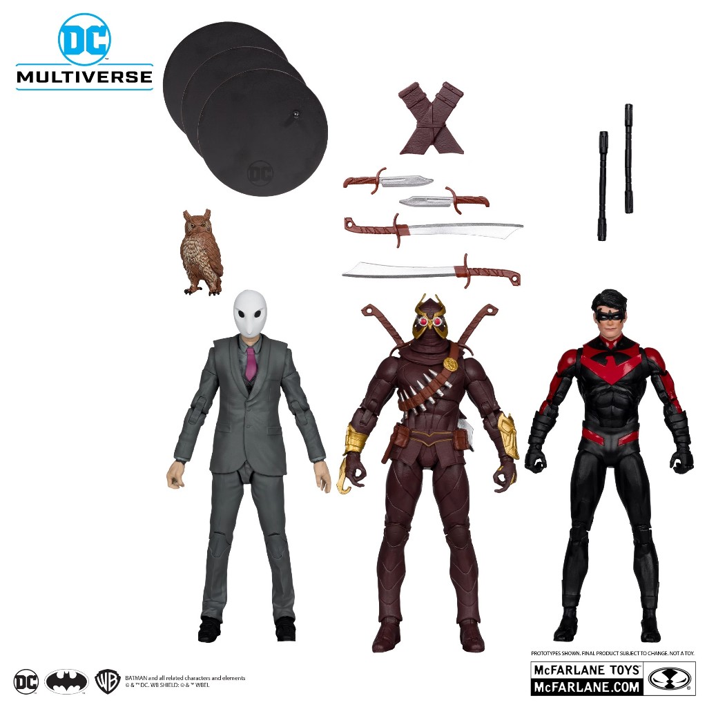 (ไม่มีกล่อง) Mcfarlane DC Talon/Nightwing/Owl action figure | Shopee ...