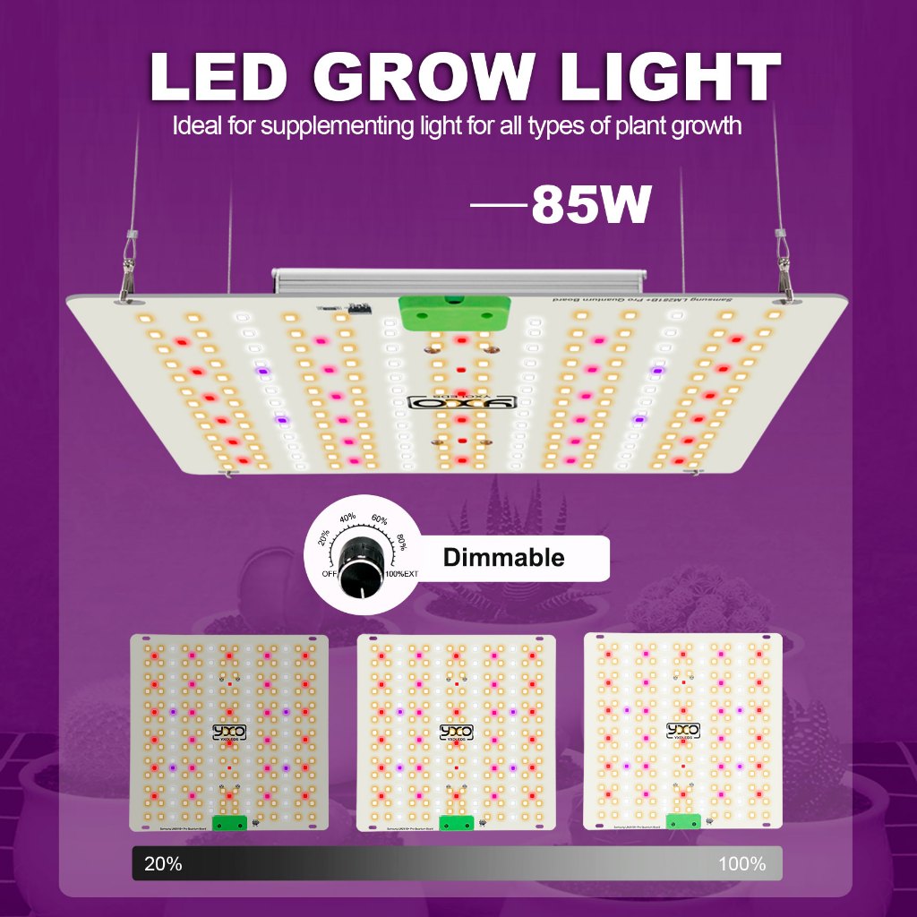 หรี่แสงได้ LED Grow Light UV IR Quantum Tech บอร์ด LED SamsungLM281B PRO V2 85W | Shopee Thailand