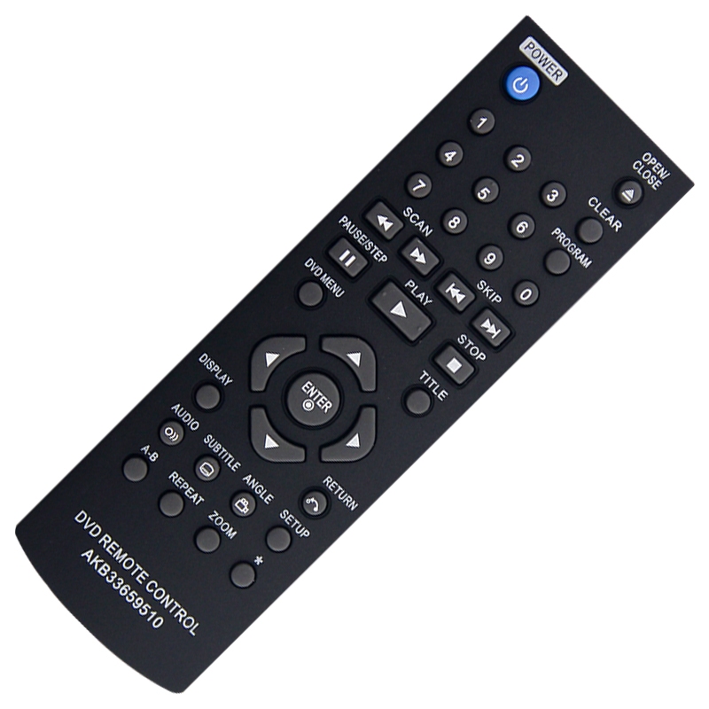 รีโมทคอนโทรลใหม่ AKB33659510 เข้ากันได้กับ LG DVD DVX352 DVX380 DVX390 ...
