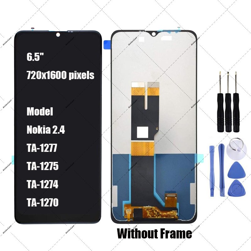 สําหรับ Nokia 2.4 TA-1277 TA-1275 TA-1274 จอแสดงผล LCD Touch Screen ...