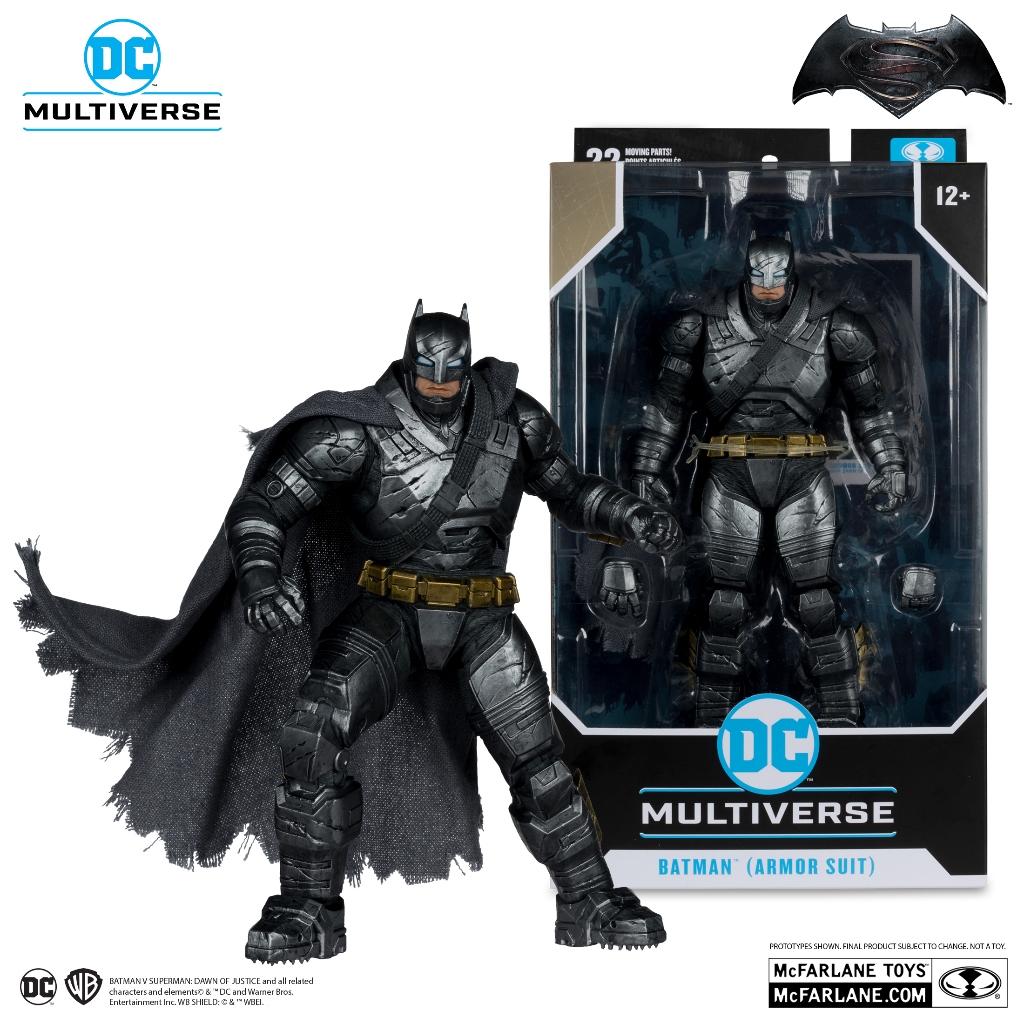 [ในสต็อก] Mcfarlane Toys BATMAN V SUPERMAN: DAWN OF JUSTICE BATMAN ARMORED SUIT DC Multiverse 7 ...