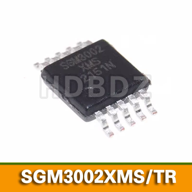 5pcs SGM3002XMS/TR MSOP-10 SGM 3200 XMS 2151N IC SMD มีดเดี่ยวคู่โยนสัญญาณ Analog สวิทช์ ...