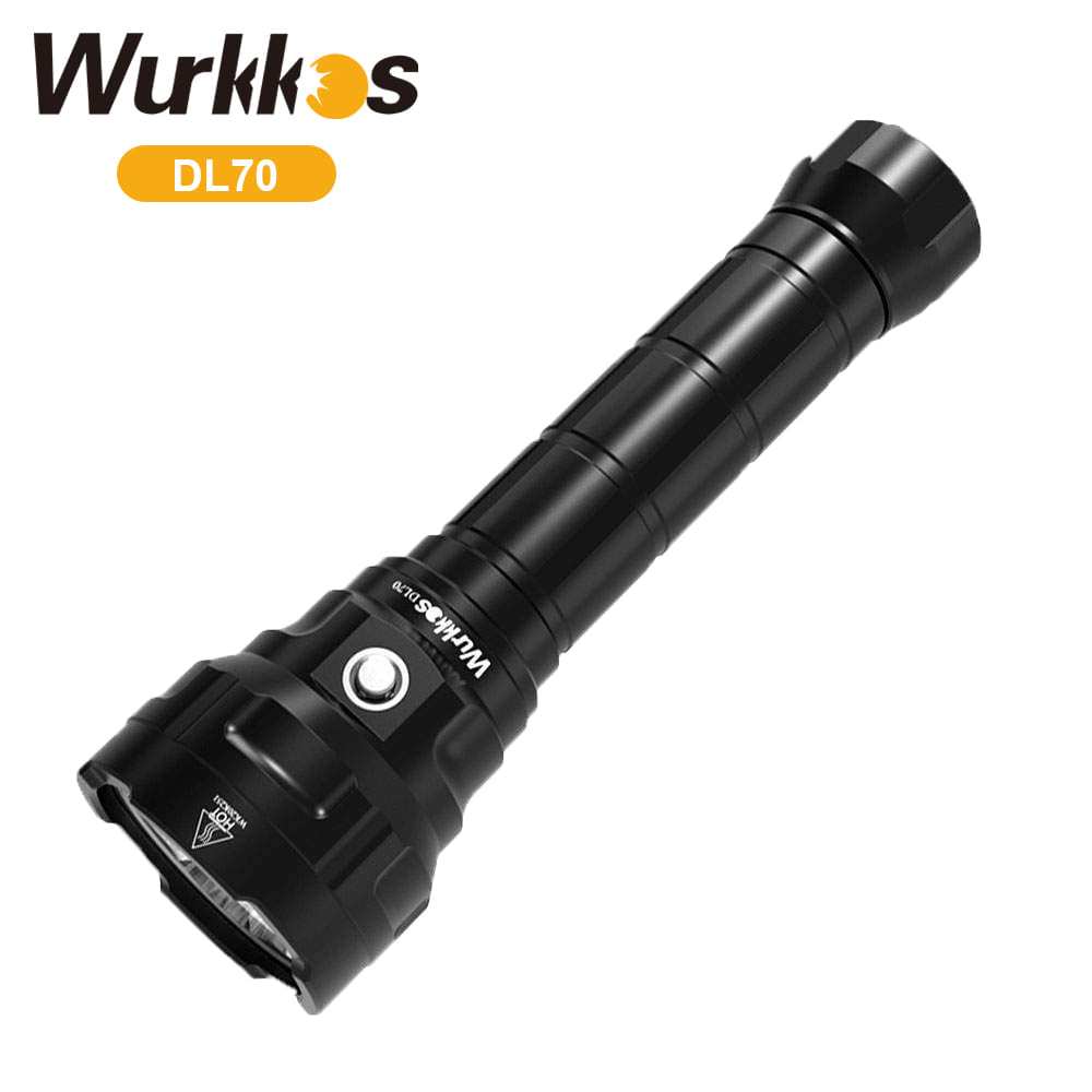 Wurkkos DL70 ไฟฉายดําน้ํา สว่างมาก 13000lm 4*XHP50B 26650 4 โหมด | Shopee Thailand