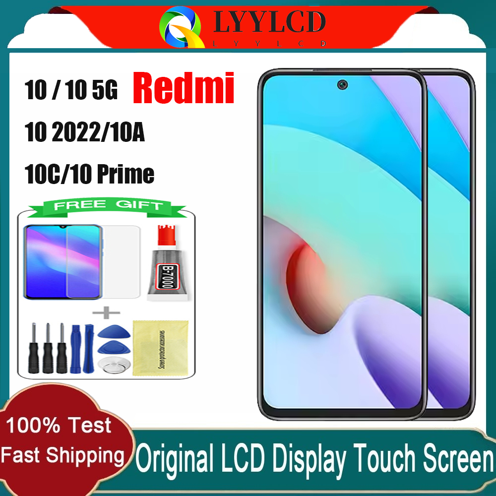Redmi 10 10 2022 10 5G 10A 10C 10 Prime จอแสดงผล LCD หน้าจอสัมผัสพร้อม ...