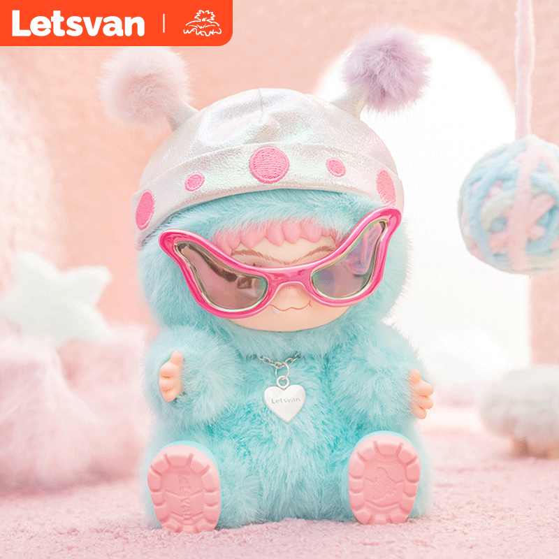 Letsvan WAKU Fuzzy อินเทรนด์ Fun Party Series กล่องตาบอดตกแต่งตุ๊กตาของขวัญน่ารักตัวเลข,สาว ...
