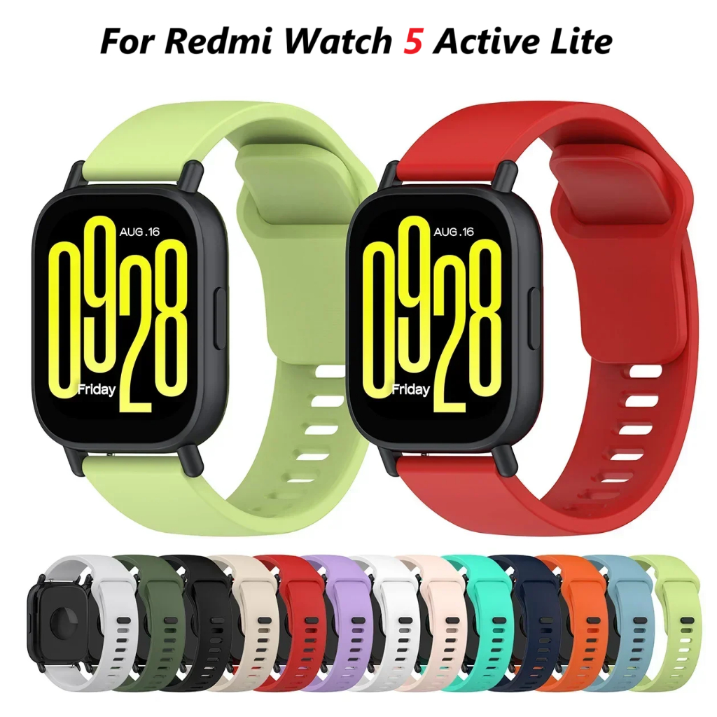 สายรัดซิลิโคนอ่อนนุ่มสําหรับ Redmi Watch 5 Active Lite Smart Watch5 ...
