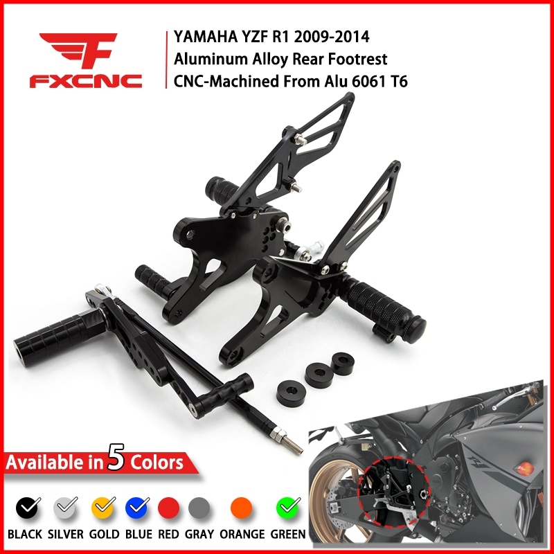 Fxcnc Quick Shifter Rearset สําหรับ Yamaha YZF R1 YZF-R1 YZFR1 2009 ...