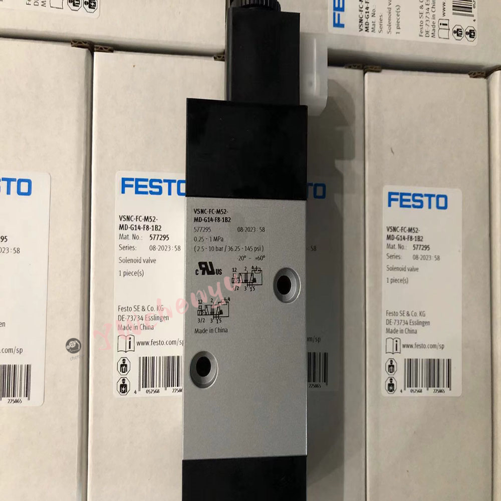 FESTO โซลินอยด์วาล์ว VSNC-FC-M52-MD-G14-F8-1B2 577257 577295 VSNC-FC-M52-MD-G14-F8 | Shopee Thailand
