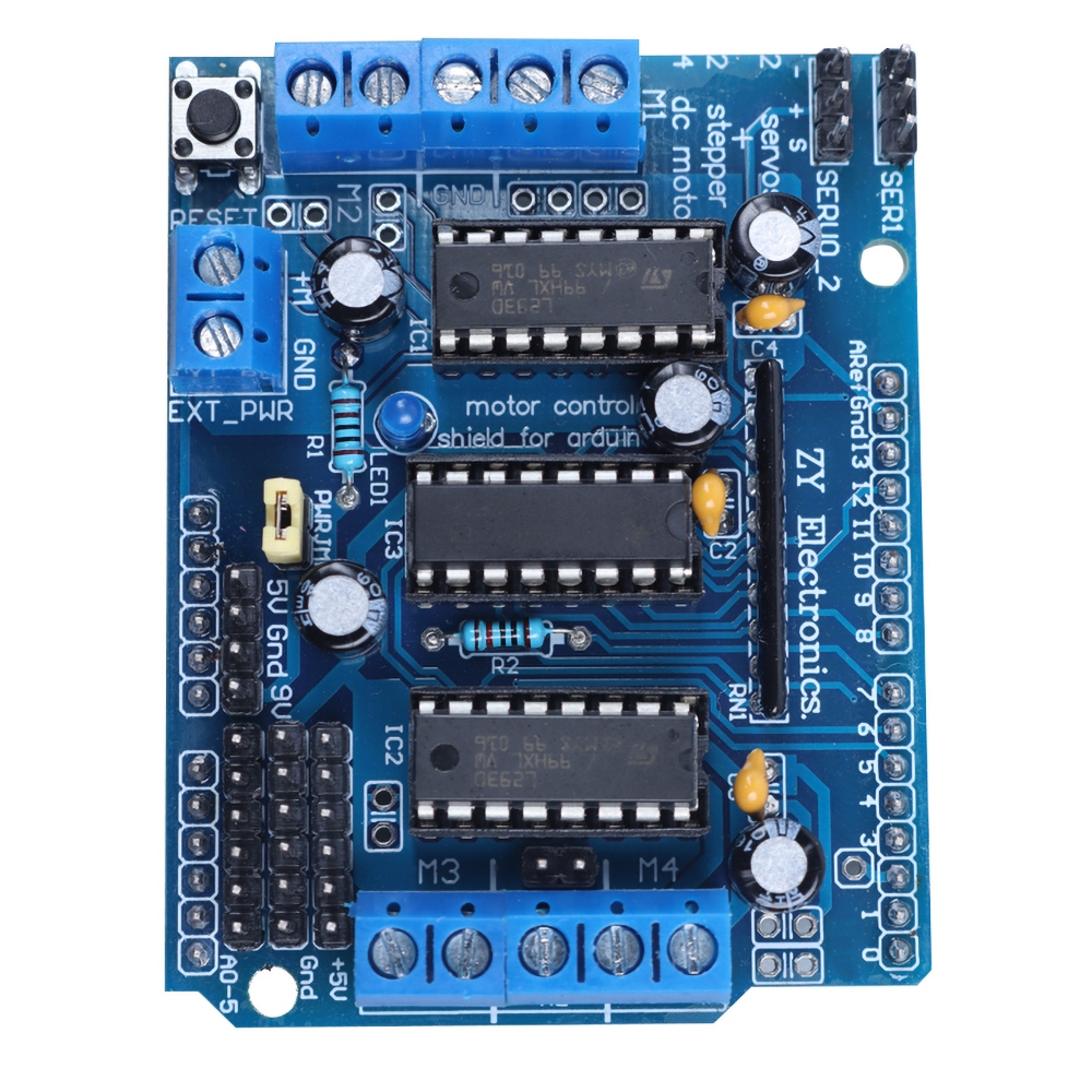 L293d Stepper Motor Driver บอร์ดขยายสําหรับโครงการ Arduino DIY มอเตอร์ ...