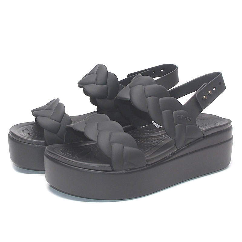 รองเท้าแตะผู้หญิง crocs ของแท้ 100% รองเท้าขนาดบวก 209977 | Shopee Thailand