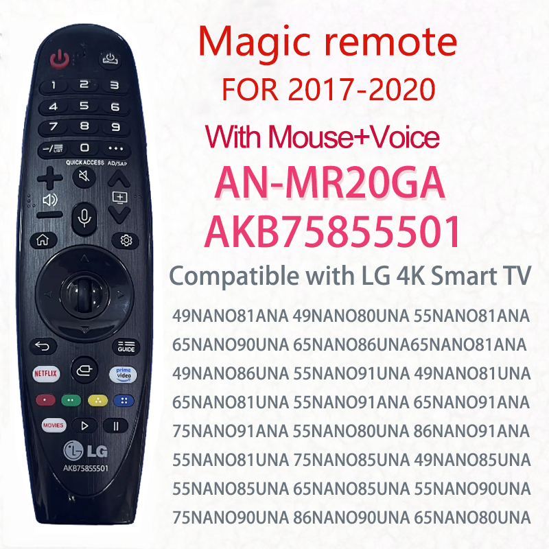 ของแท้ รีโมท Magic remote รีโมททีวี LG Smart TV สั่งงานด้วยเสียง / เมาส์ 4K HD TV AN-MR20GA ...