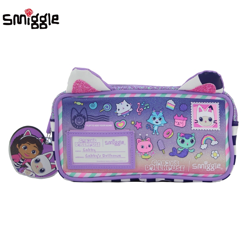 ออสเตรเลีย Smiggle Original กล่องดินสอเด็ก Girls Gabby กระเป๋าคลัทช์ ...